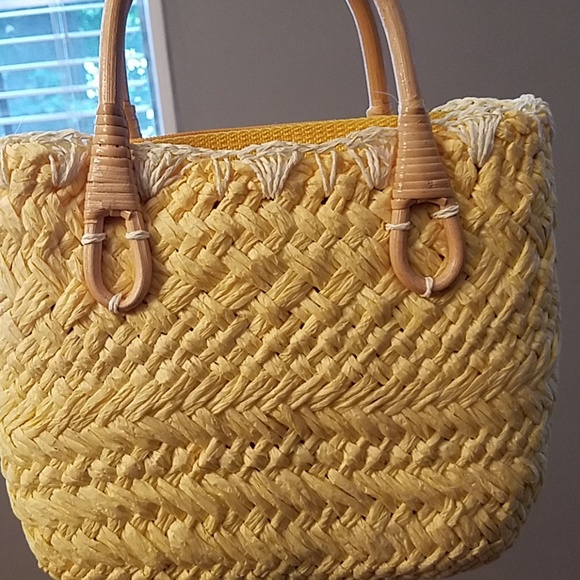 Hand Woven | Bags | New Hand Woven Straw Basket Bag | Poshmark